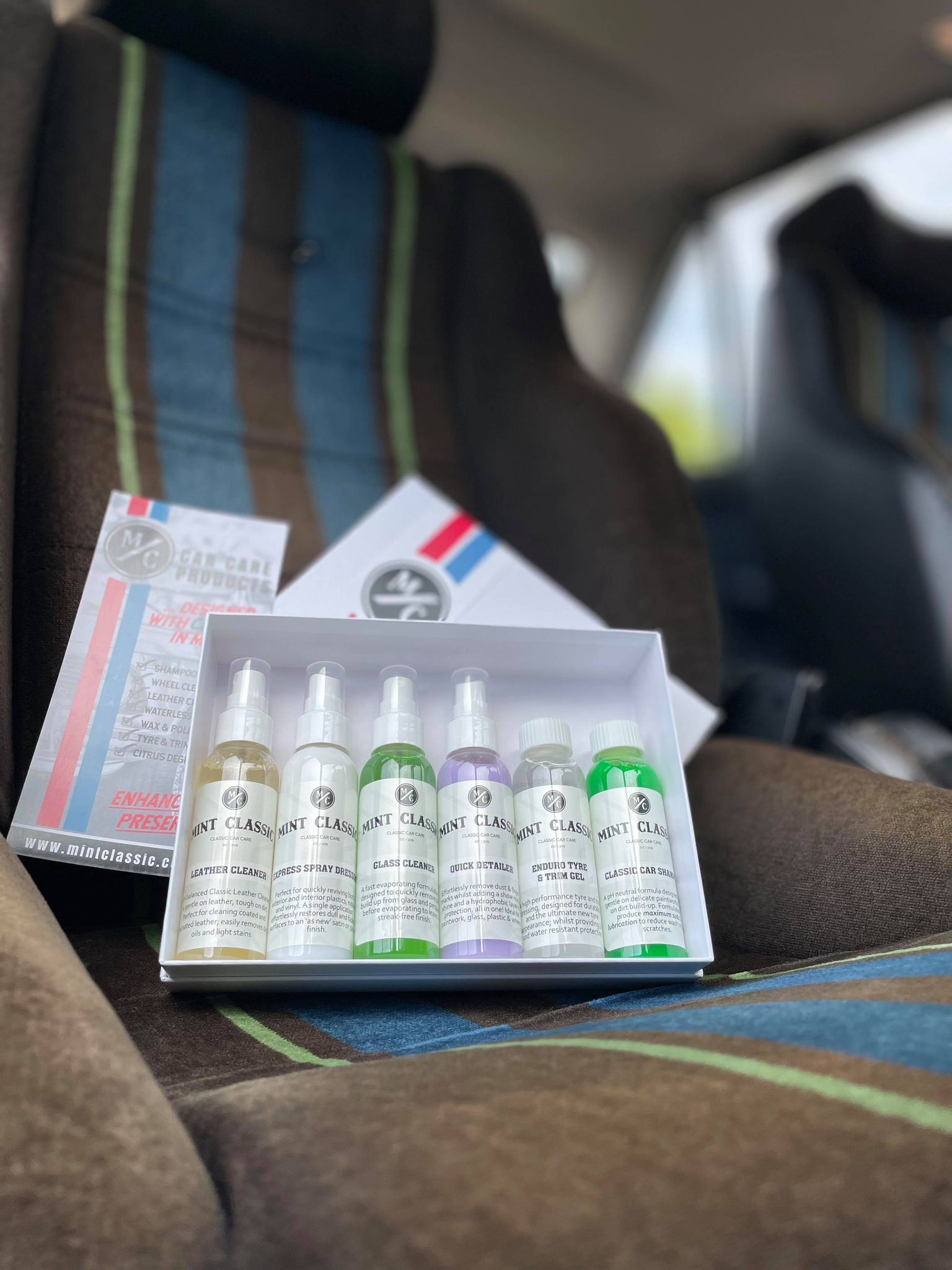 Miniatures Set (6 x 100ml Miniature Samples) – Mint Classic Car Care